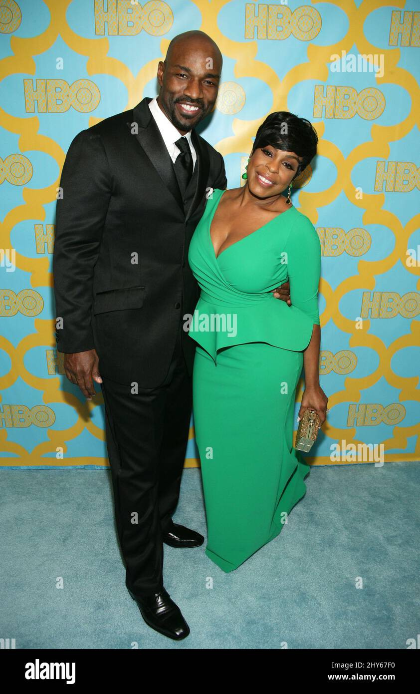 January 11, 2015 Beverly Hills, CA. Jay Tucker, Niecy Nash HBO After ...