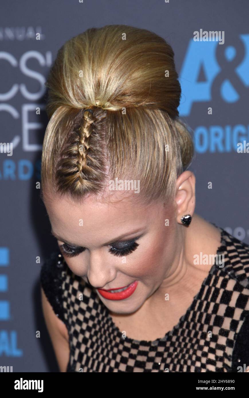 Carrie Keegan arriving at the 20th Annual Critics' Choice Awards held ...