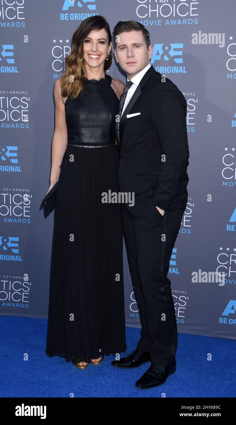 Charlie Webster, Allen Leech arriving at the 20th Annual Critics ...