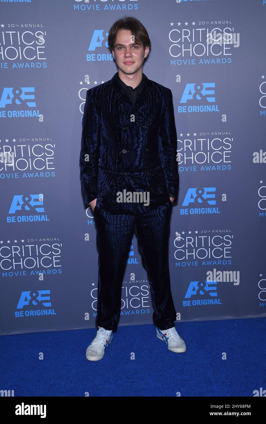 Ellar Coltrane arriving 20th Annual Critics' Choice Awards at the ...