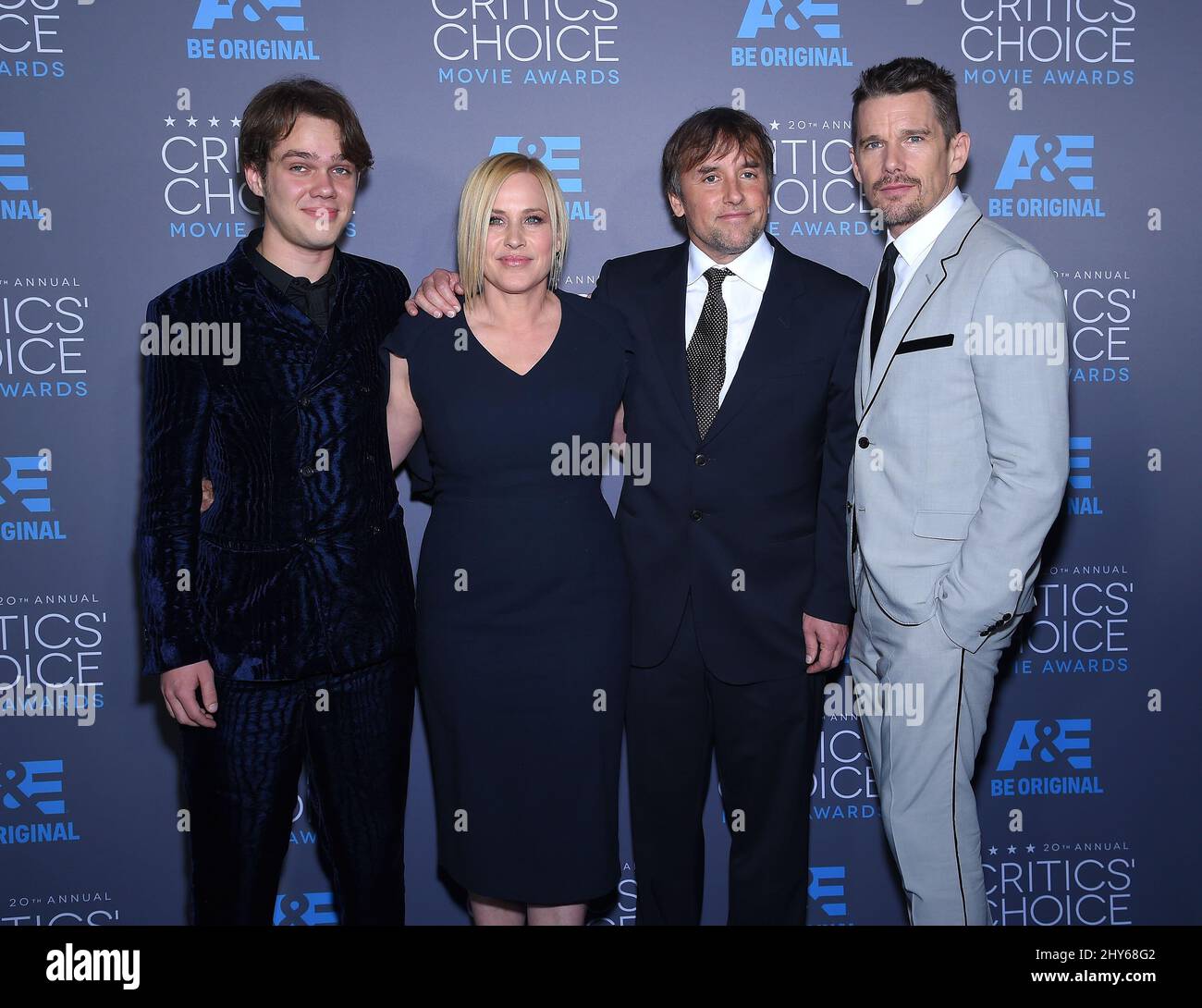 Ellar Coltrane, Patricia Arquette, Richard Linklater and Ethan H ...