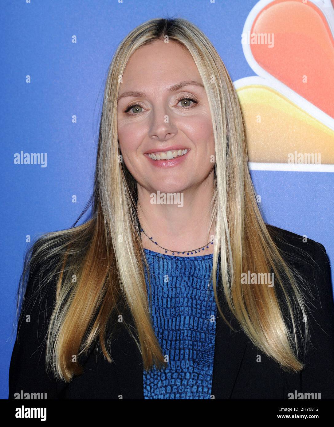Hope Davis arriving for the NBCUniversal TCA Winter Press Tour held at ...