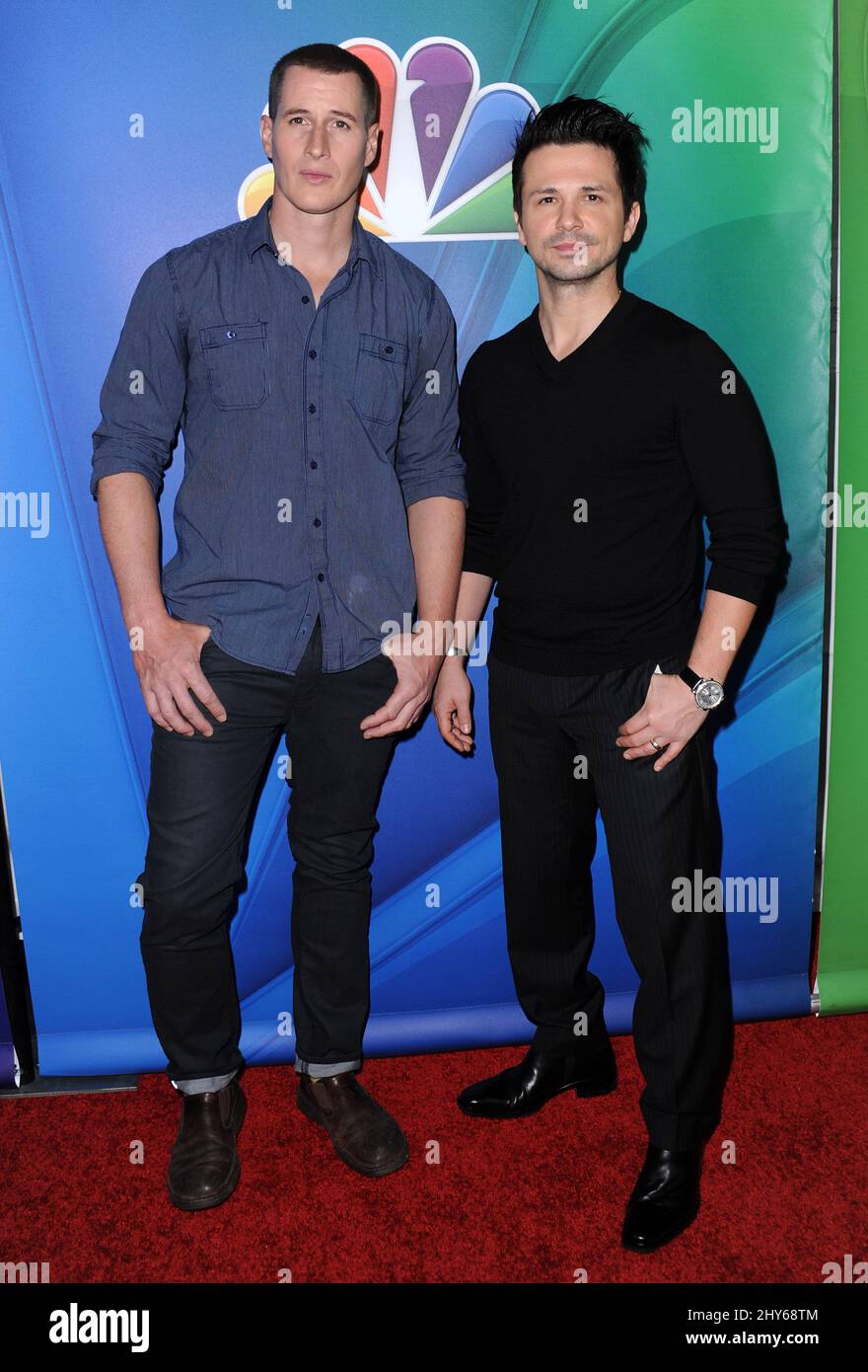 Brendan Fehr, Freddy Rodriguez arriving for the NBCUniversal TCA Winter ...
