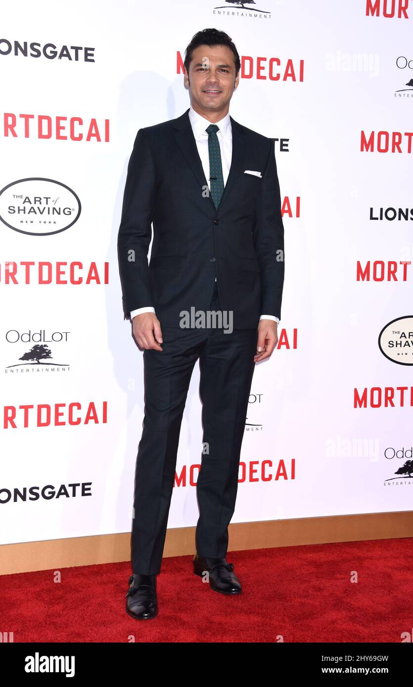 Jonny Paslovsky attending the premiere of "Mortdecai" in Los Angeles ...