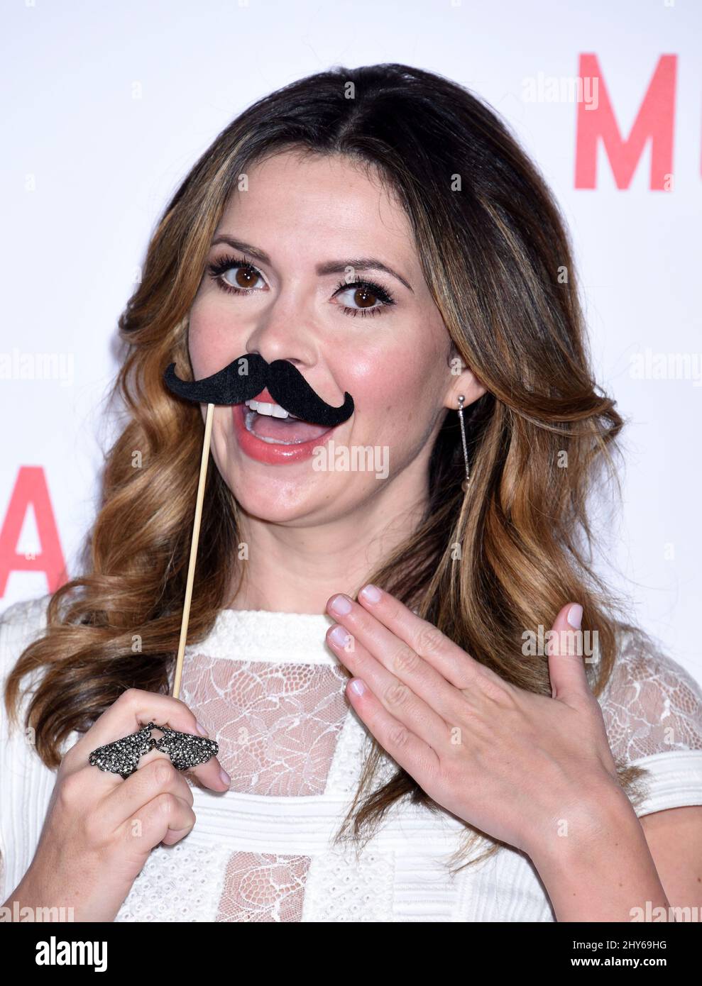 Carly Steel attending the premiere of "Mortdecai" in Los Angeles ...