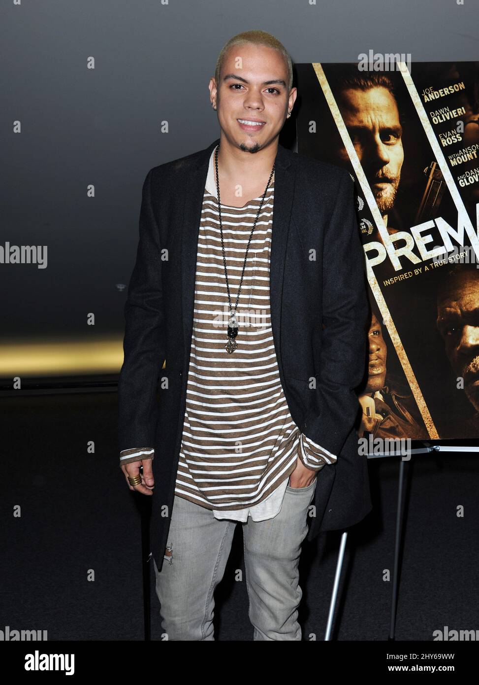 Evan Ross attending a "Supremacy" Special Screening held at Landmark ...