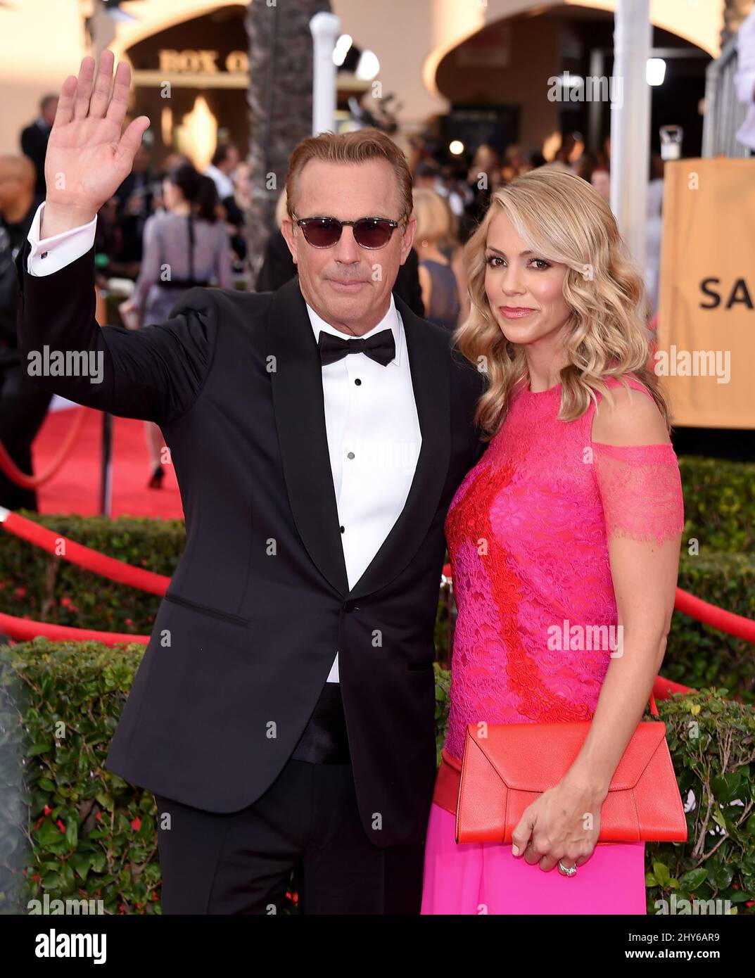 Kevin Costner and Christine Baumgartner attending the 21st Annual ...