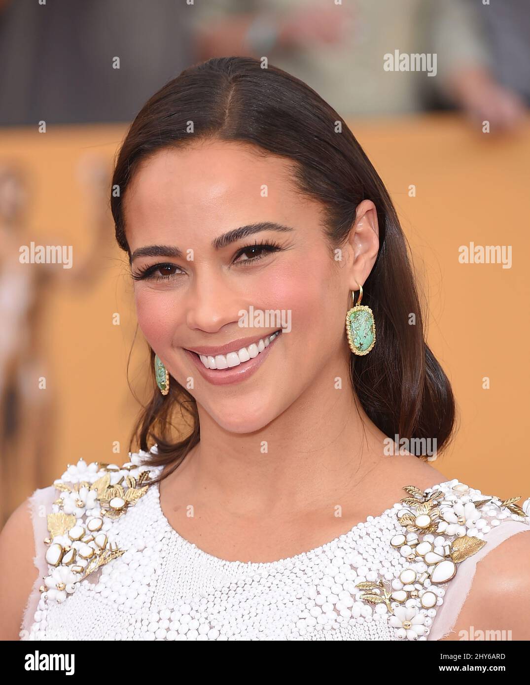Paula Patton attending the 21st Annual Screen Actors Guild Awards held at the Shrine Auditorium ...