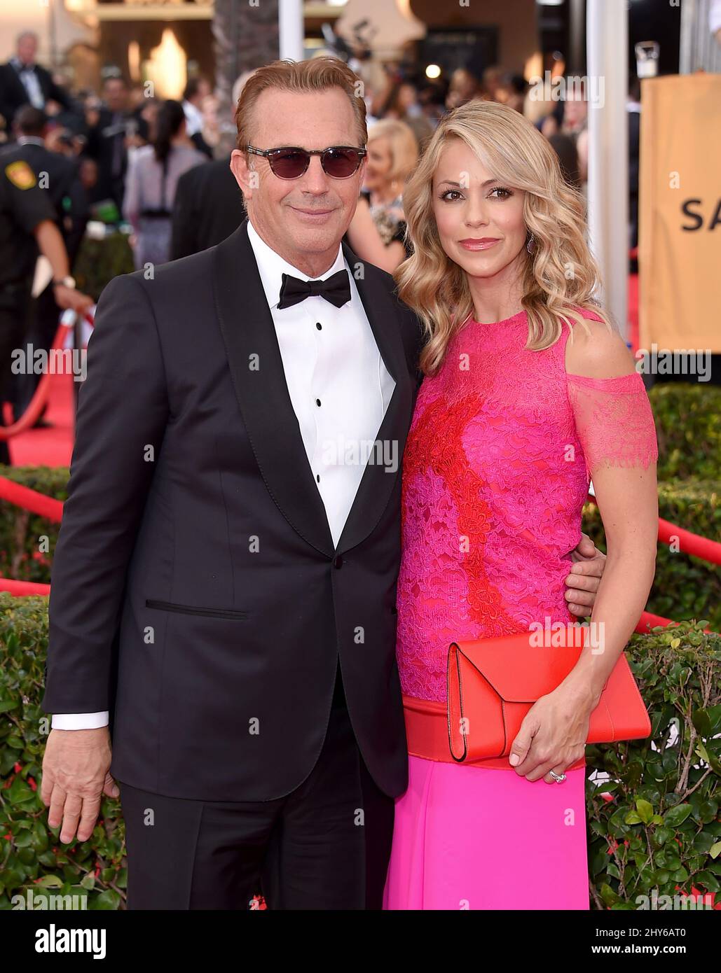 Kevin Costner and Christine Baumgartner attending the 21st Annual ...