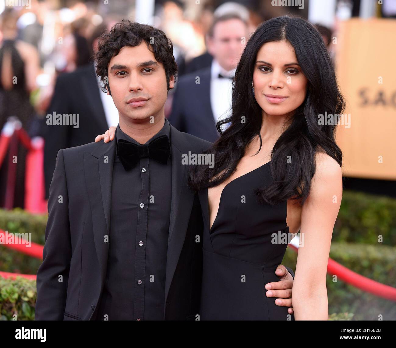 Kunal Nayyar & Neha Kapur attending the 21st Annual Screen Actors Guild ...