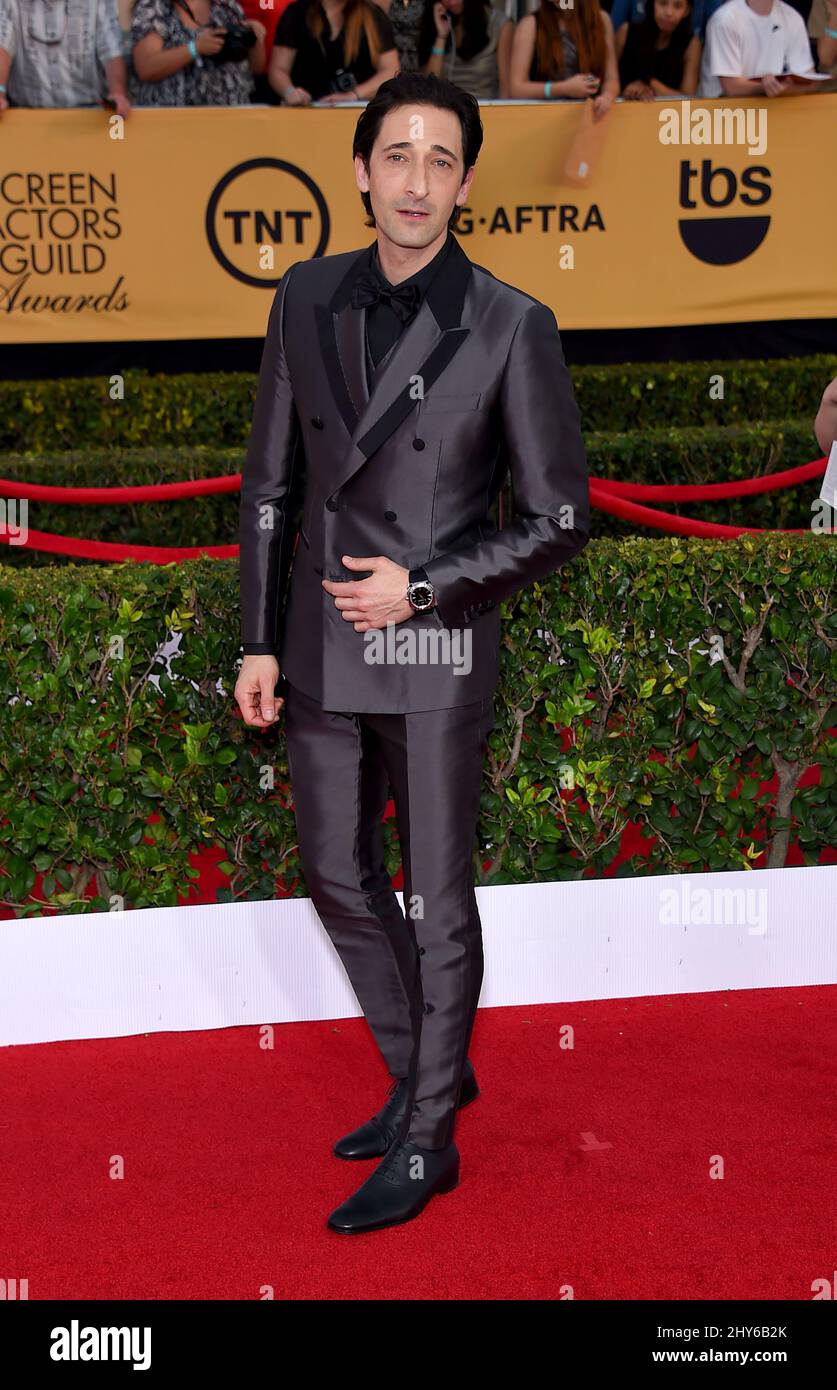 Adrien Brody Attending The 21st Annual Screen Actors Guild Awards Held