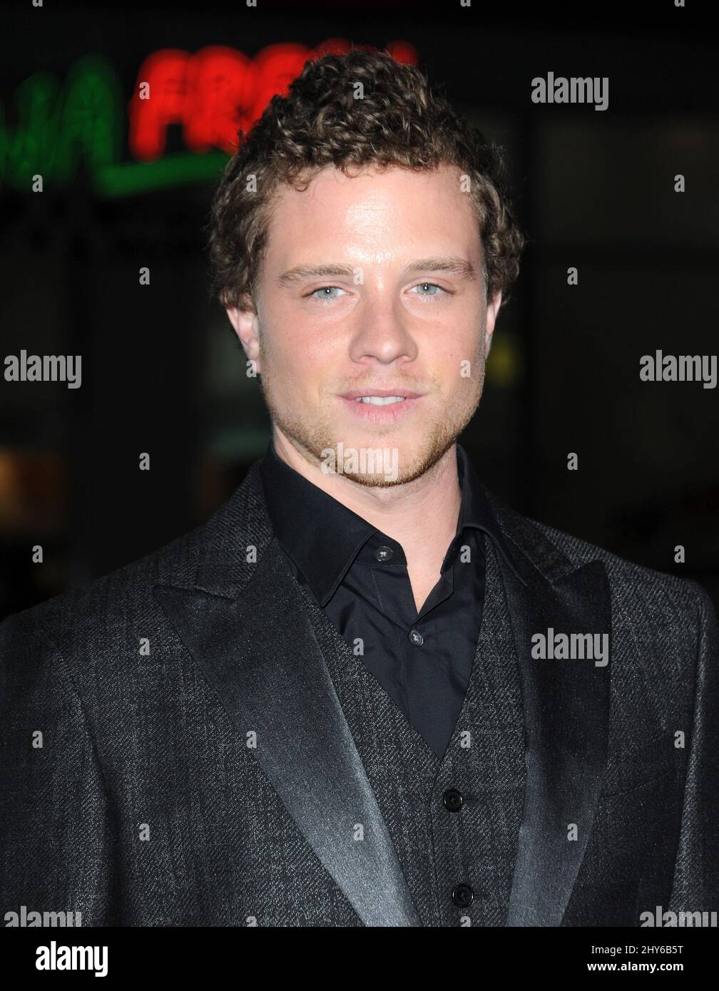 Jonny Weston attending the "Project Almanac" Los Angeles Premiere held ...
