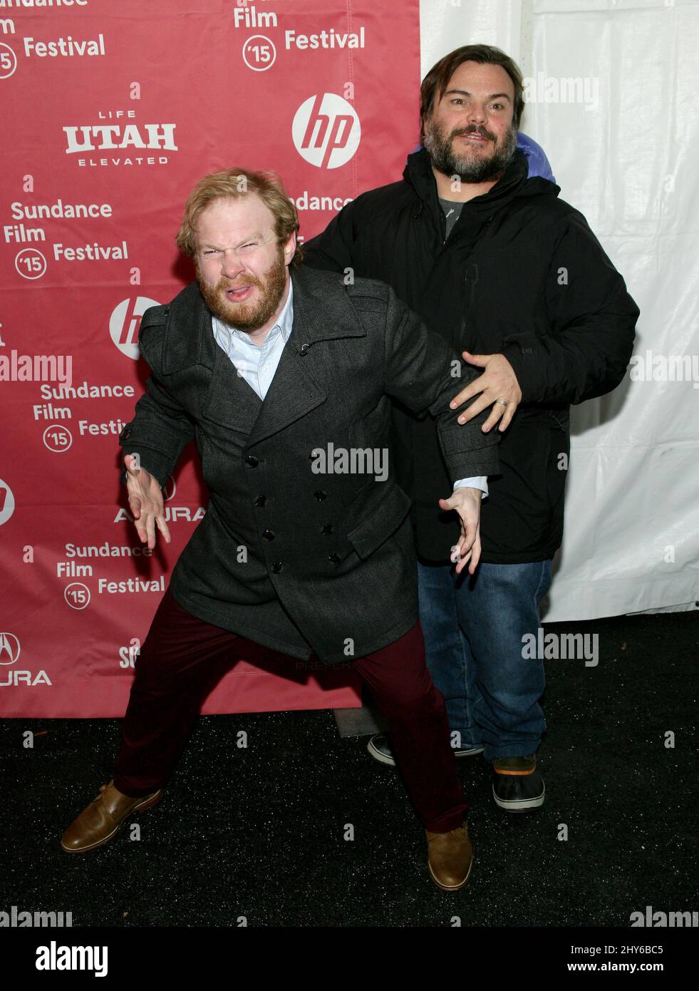 Henry Zebrowski and Jack Black attending the 2015 Sundance Film ...