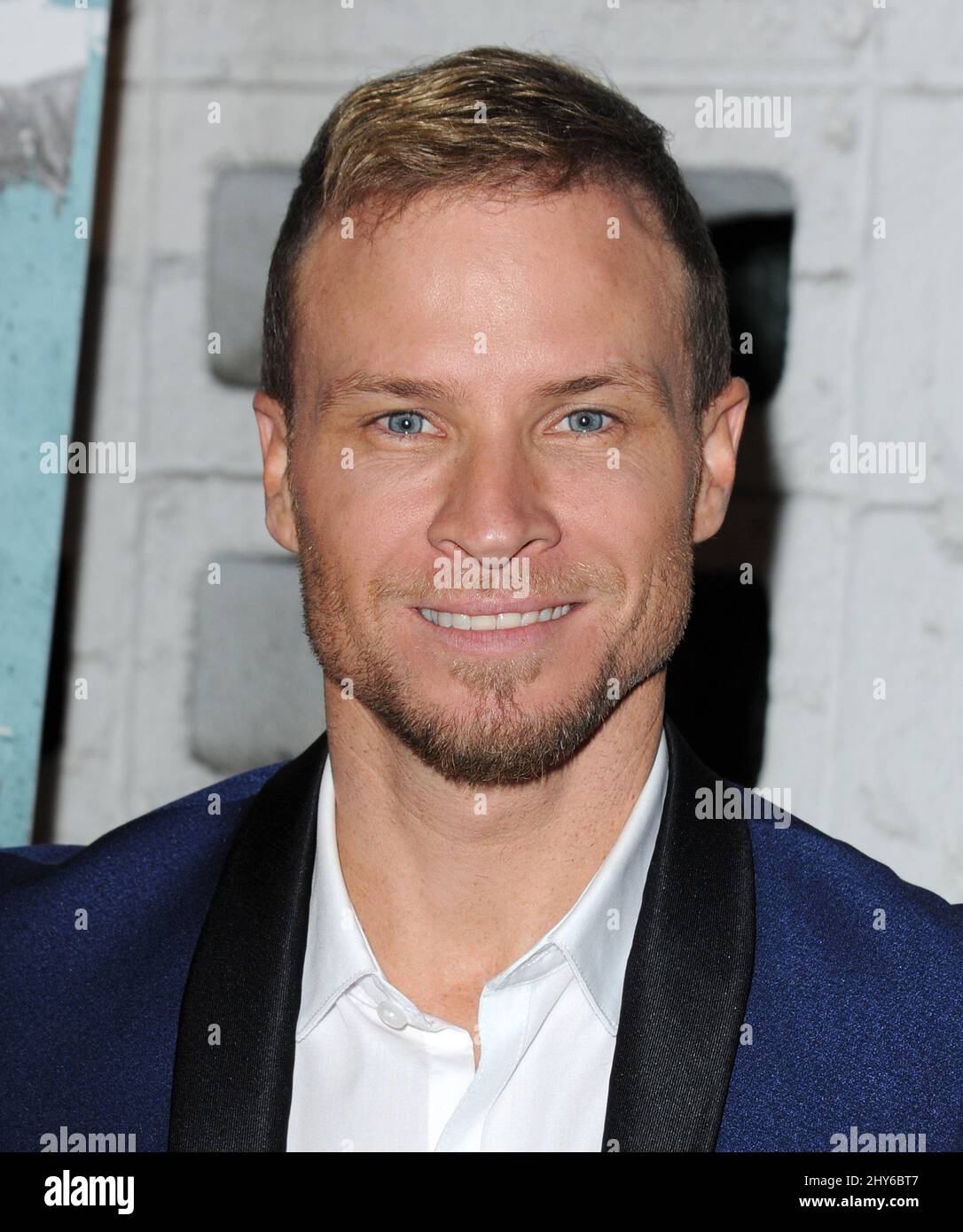 Brian Littrell attending the premiere of "Backstreet Boys: Show 'em ...