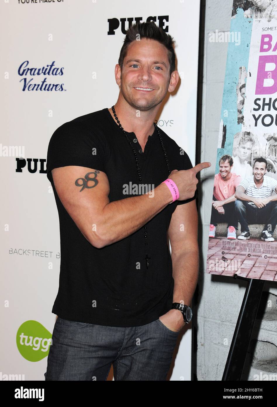 Jeff Timmons attending the premiere of "Backstreet Boys: Show 'em What ...