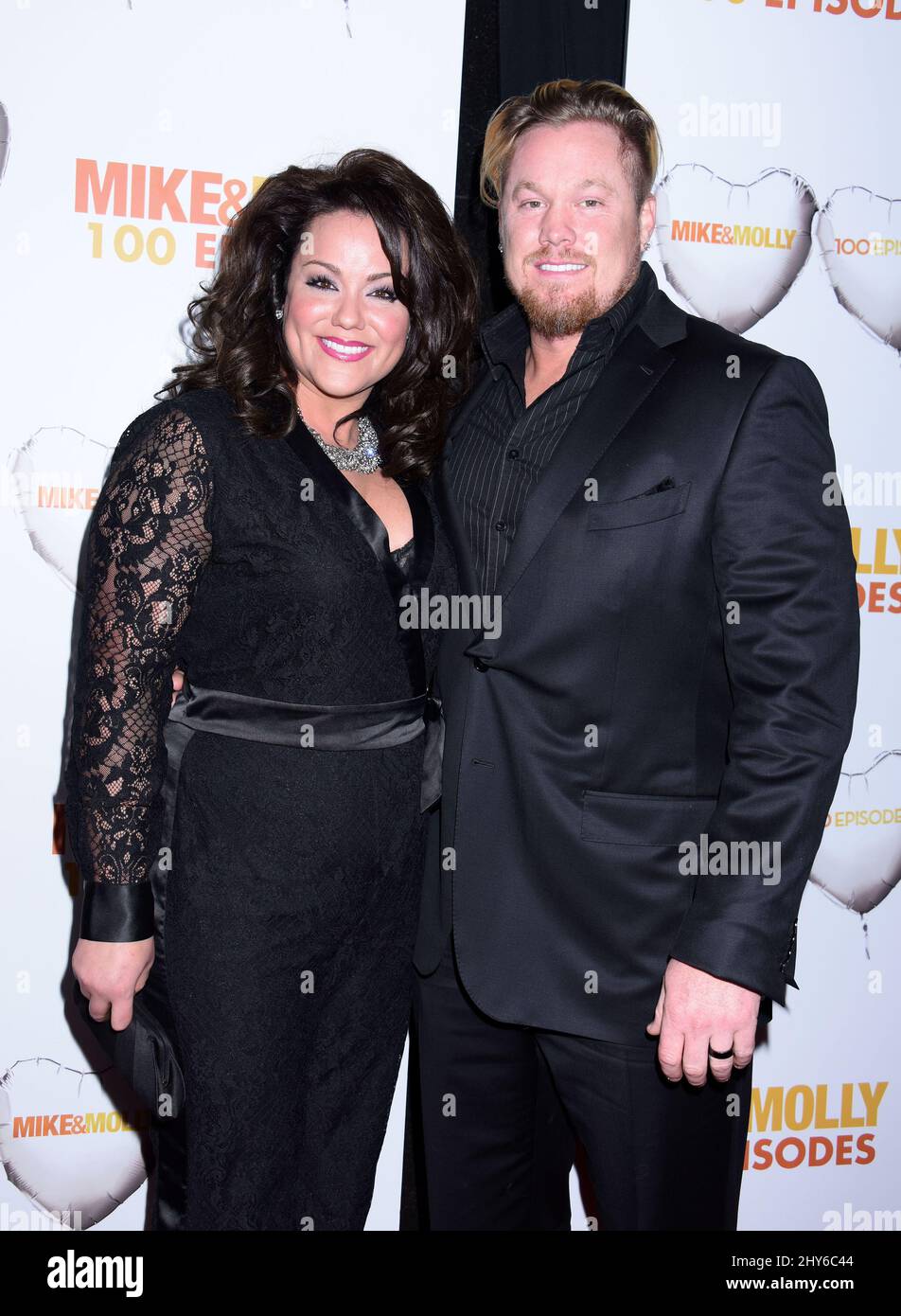 Katy Mixon attends the Mike & Molly 100th Episode Celebration held at ...