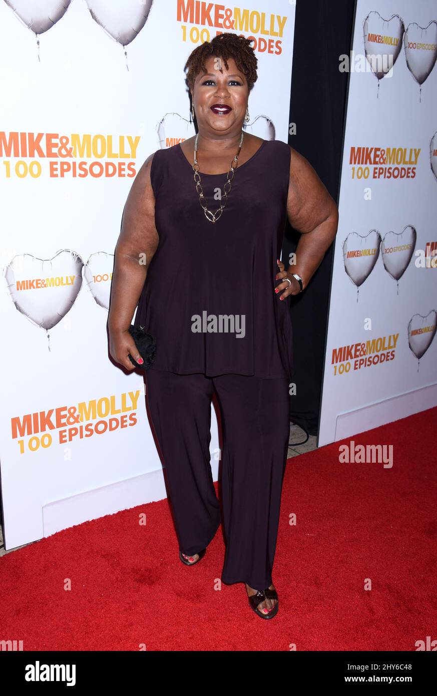 Cleo King attends the Mike & Molly 100th Episode Celebration held at ...