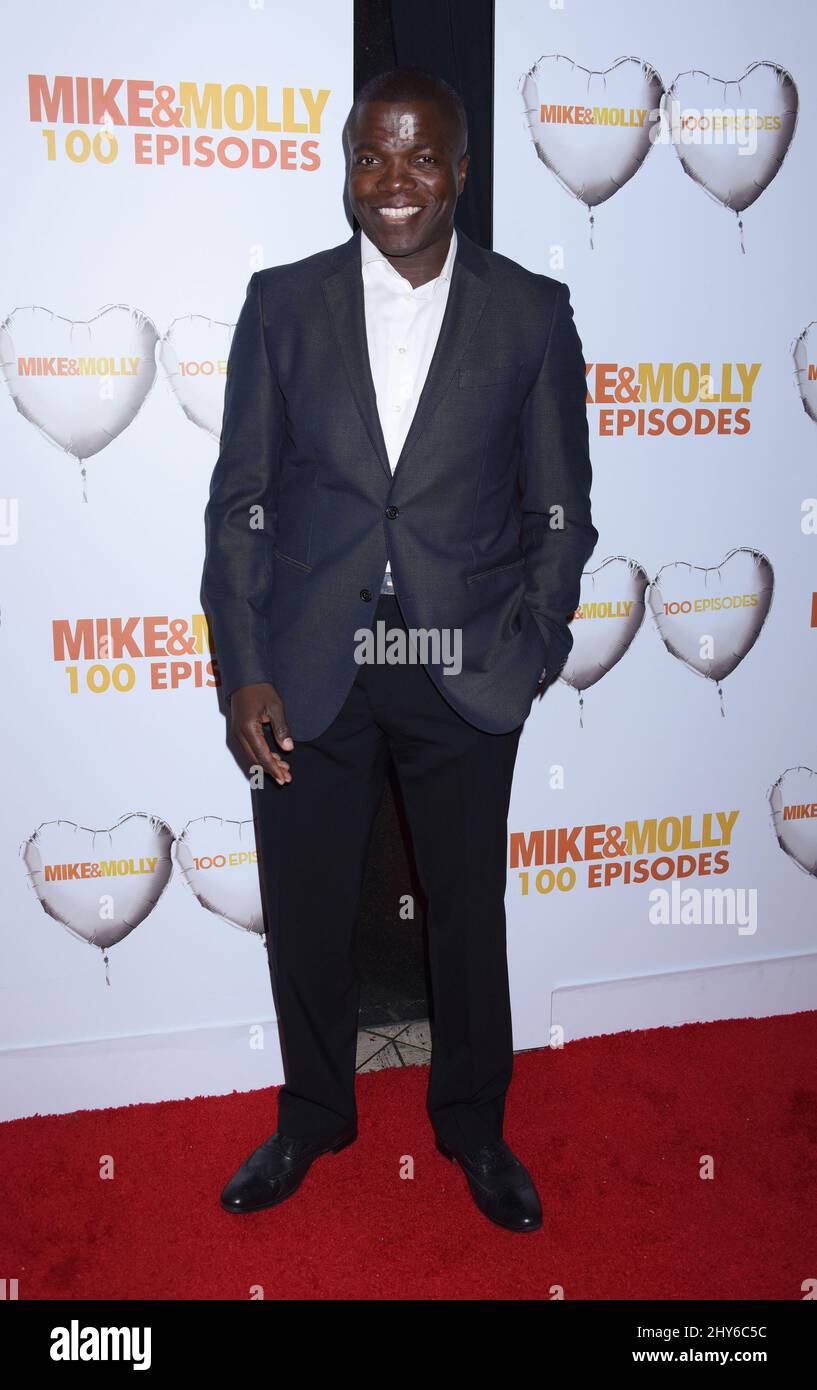 Reno Wilson attends the Mike & Molly 100th Episode Celebration held at ...