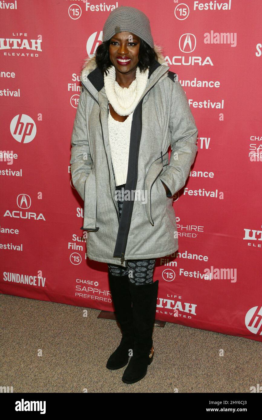 Viola Davis attend the ''Lila & Eve'' premiere at the Eccles Theater ...