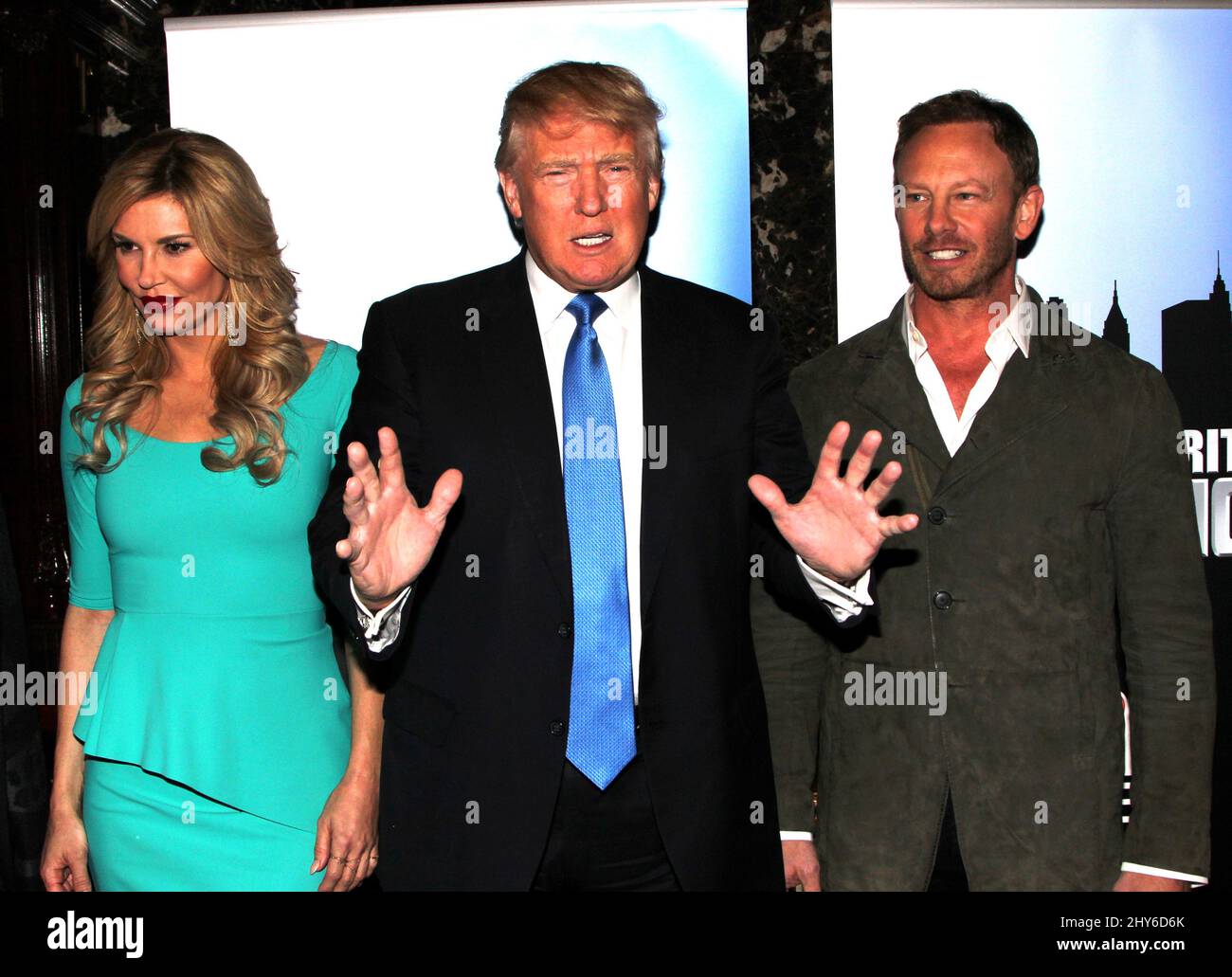 Brandi Glanville, Donlad Trump and Ian Ziering attending the 'Celebrity ...
