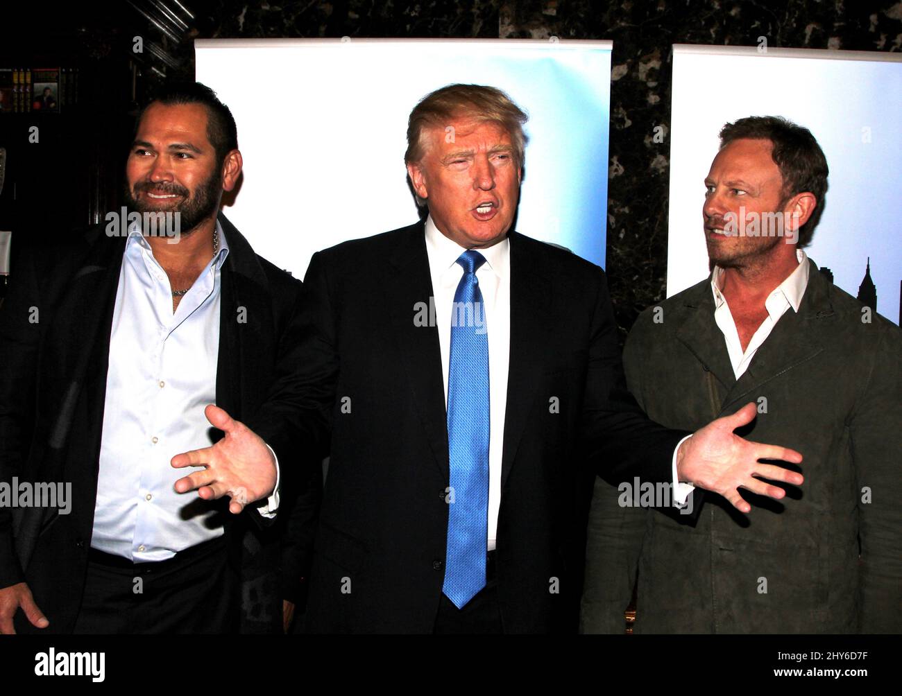 Johnny Damon, Donlad Trump and Ian Ziering attending the 'Celebrity ...