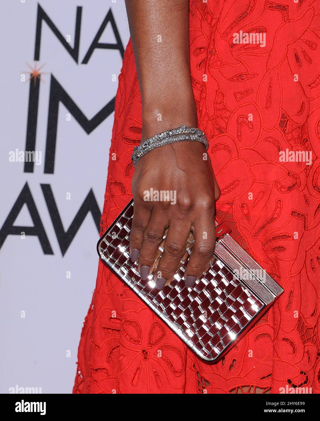 Kerry Washington arriving at the 2015 NAACP Image Awards in Pasadena ...