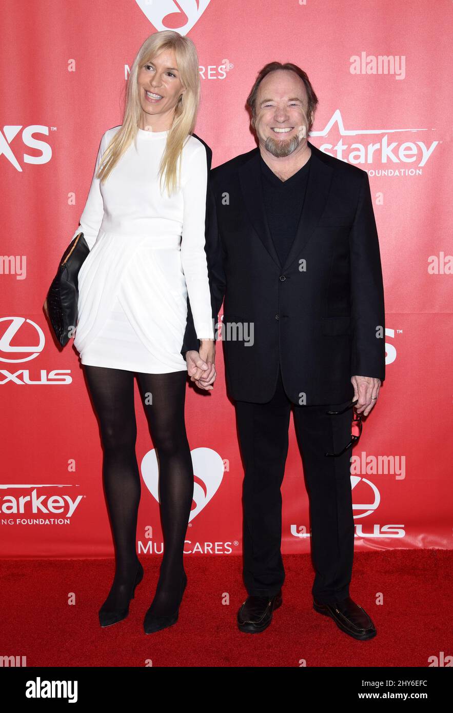 Stephen Stills and Kristen Stills attending the 2015 MusiCares Person ...