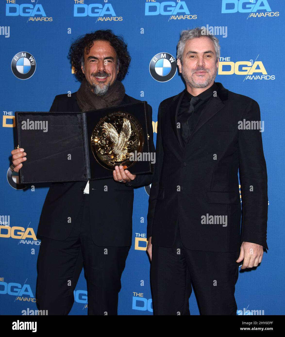 Alejandro Gonzalez Inarritu and Alfonso Cuaron attending the 67th ...