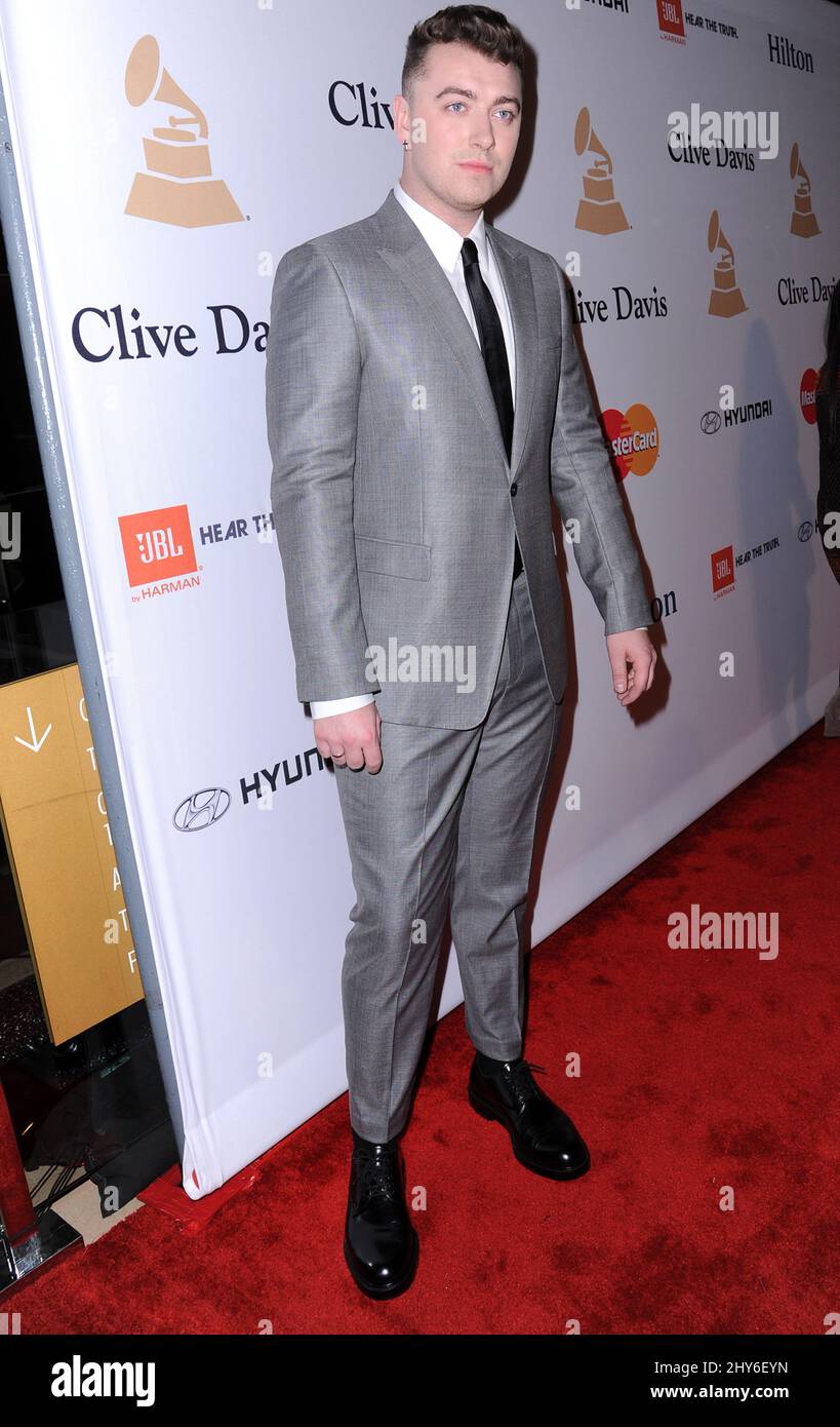 Sam Smith attending the Pre-GRAMMY Gala And Salute To Industry Icons ...