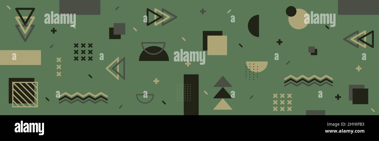 Abstract background khaki different geometric shapes - Vector ...