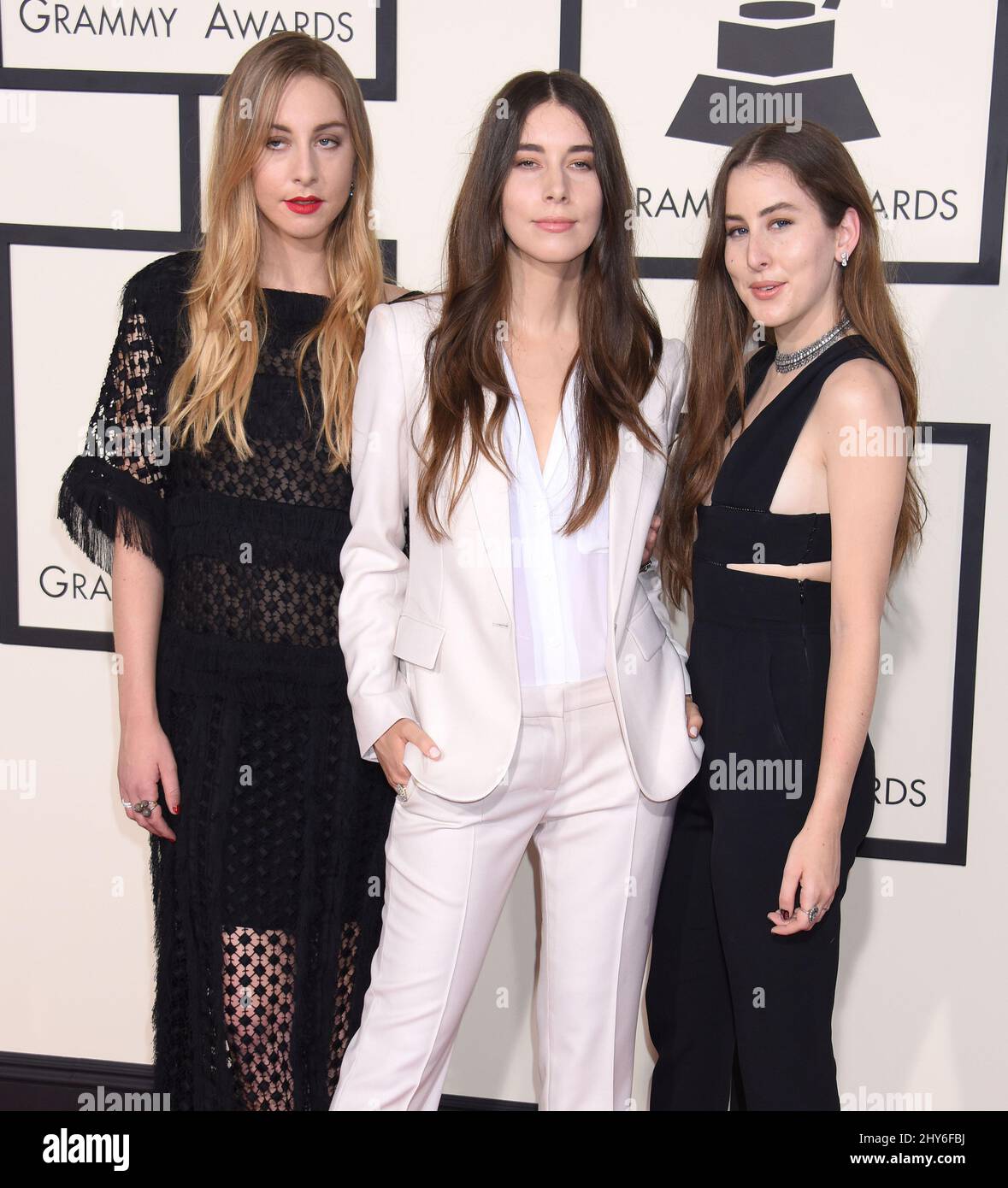 Haim attends the 57th Annual GRAMMY Awards at the Staples Center ...
