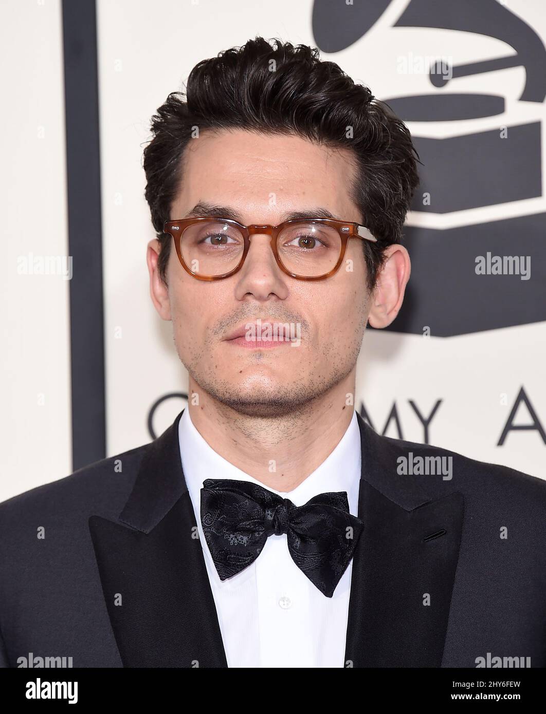 John Mayer attending the 57th Annual Grammy Awards in Los Angeles ...