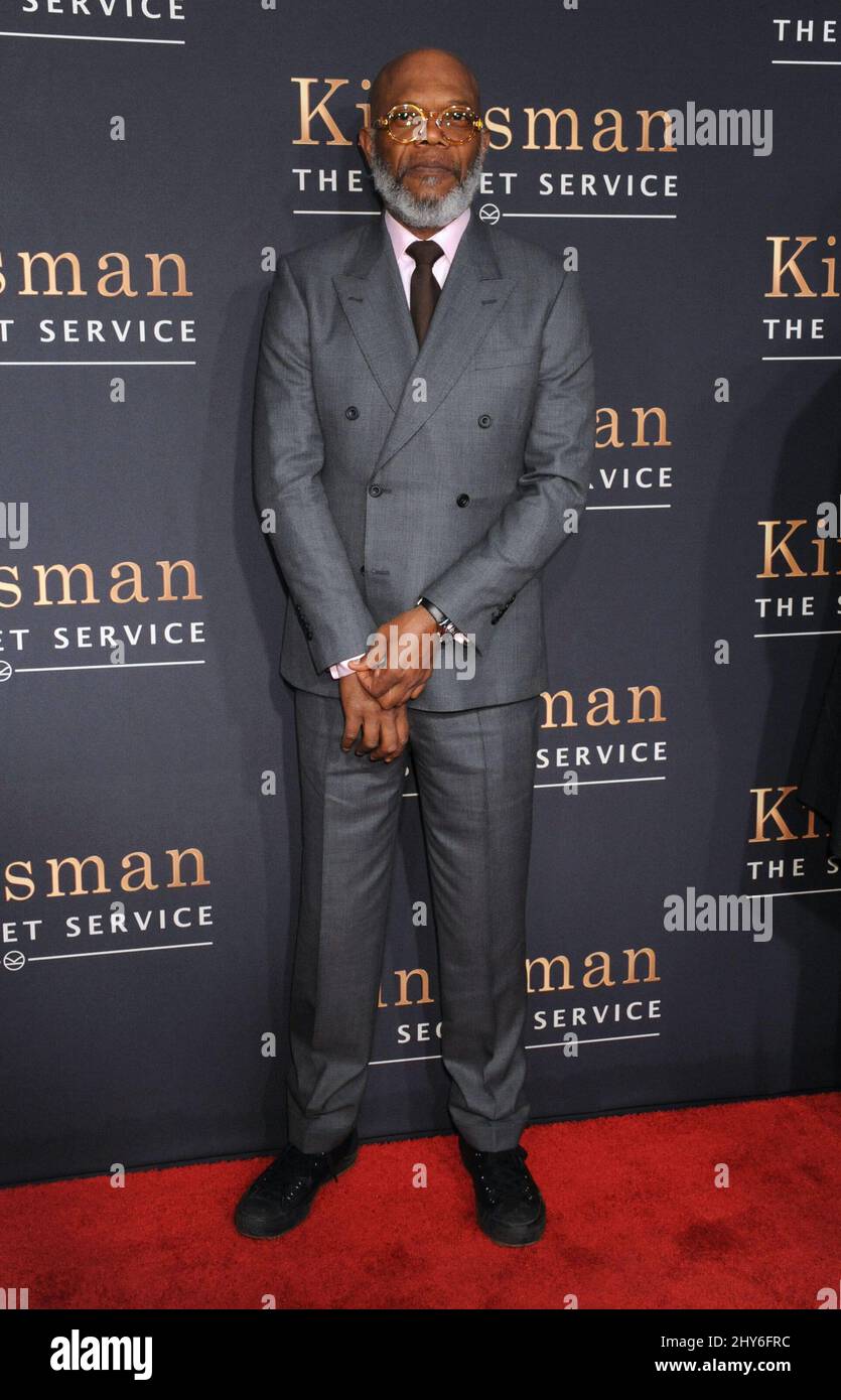 Samuel L. Jackson attending "Kingsman: The Secret Service" World ...