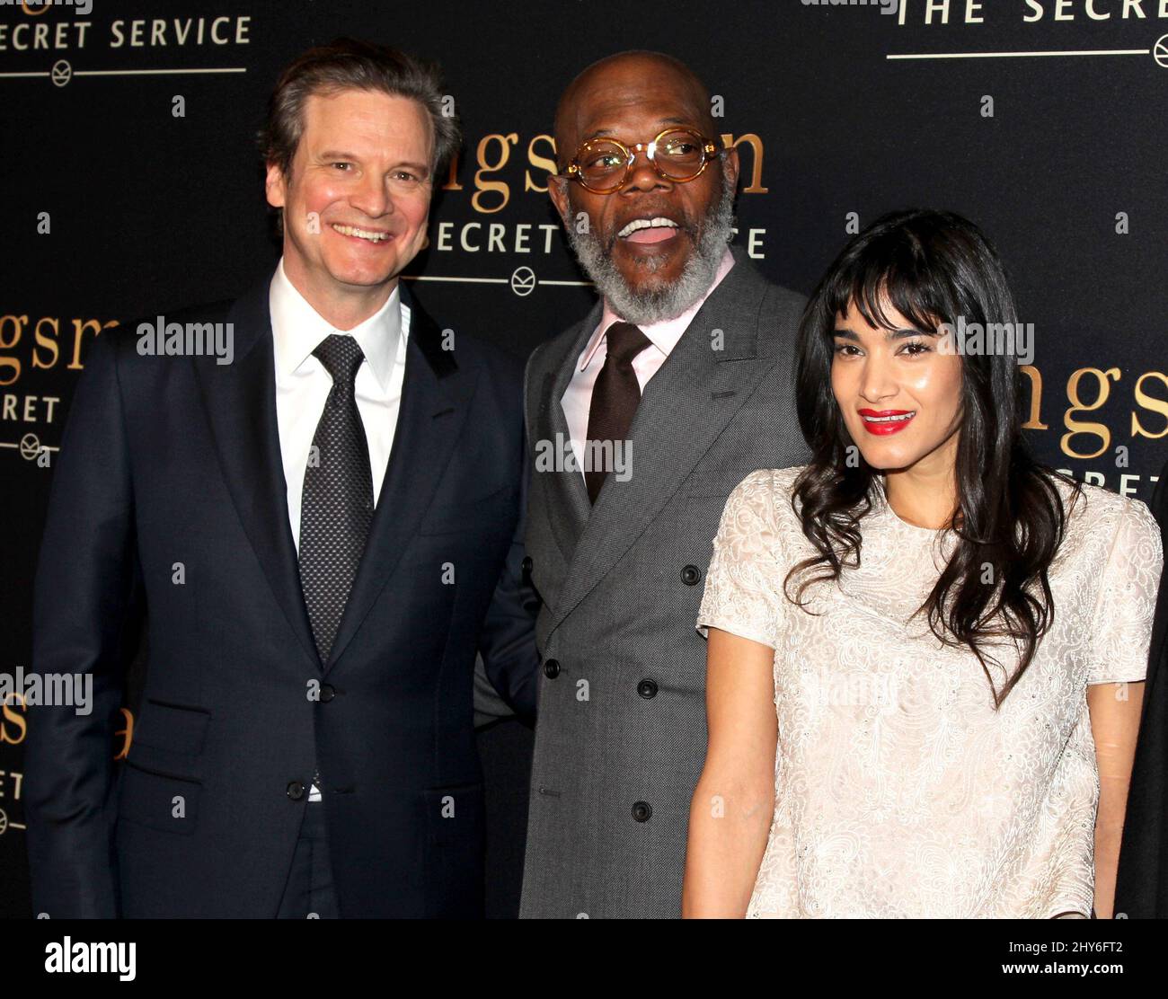 Colin Firth, Samuel L. Jackson and Sofia Boutella attending the ...