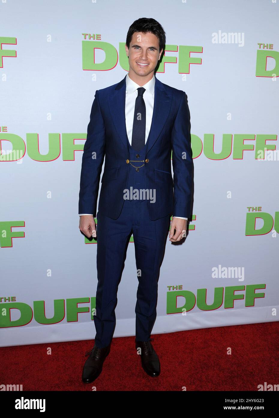 Robbie Amell arriving for The Duff fan screening held at TCL Chinese 6 ...
