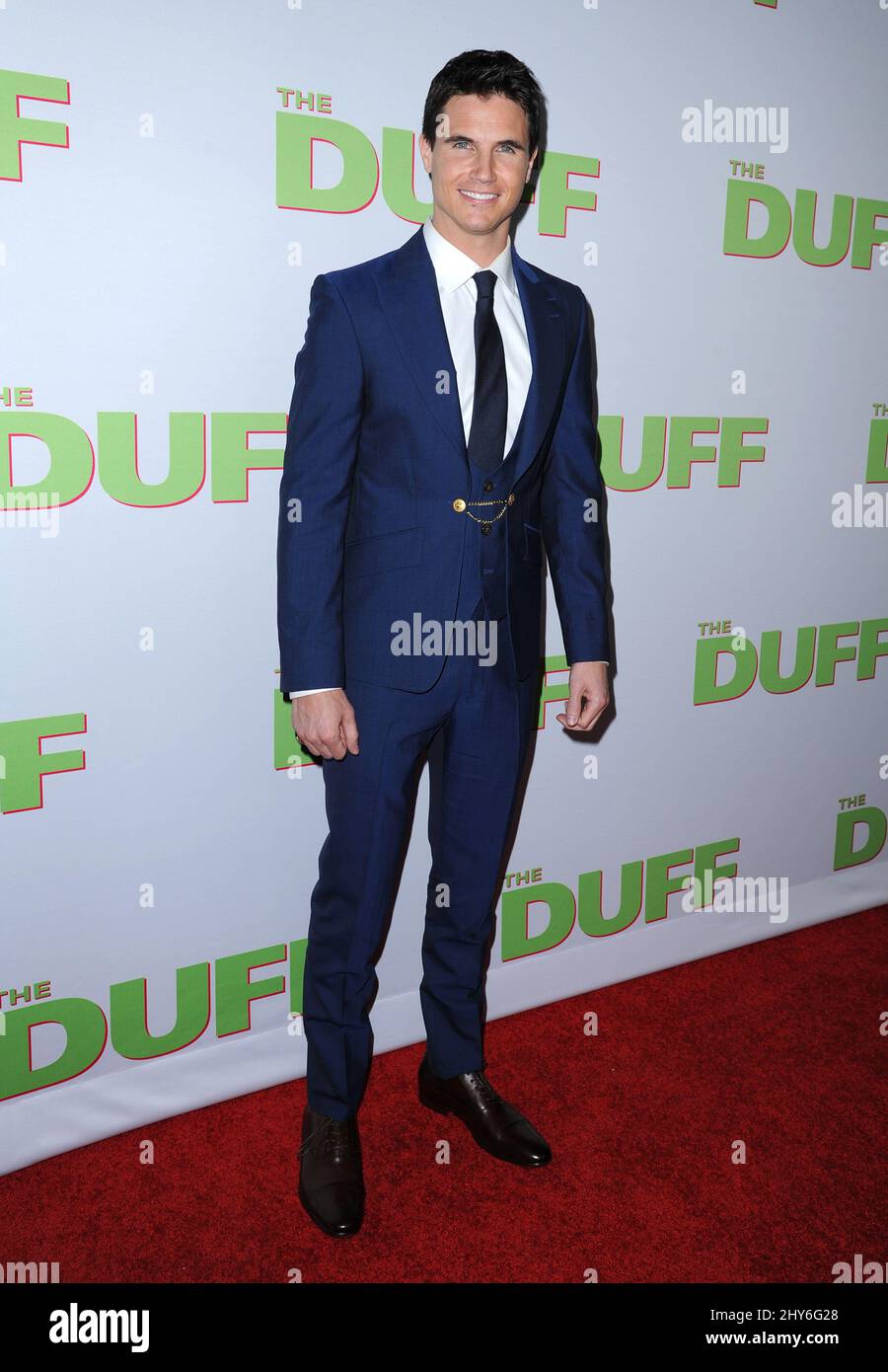 Robbie Amell arriving for The Duff fan screening held at TCL Chinese 6 ...