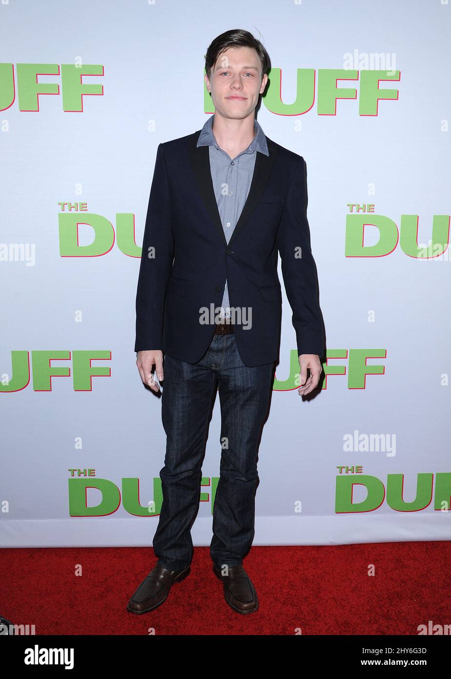 Nick Eversman arriving for The Duff fan screening held at TCL Chinese 6 Theatres, Hollywood, Los ...