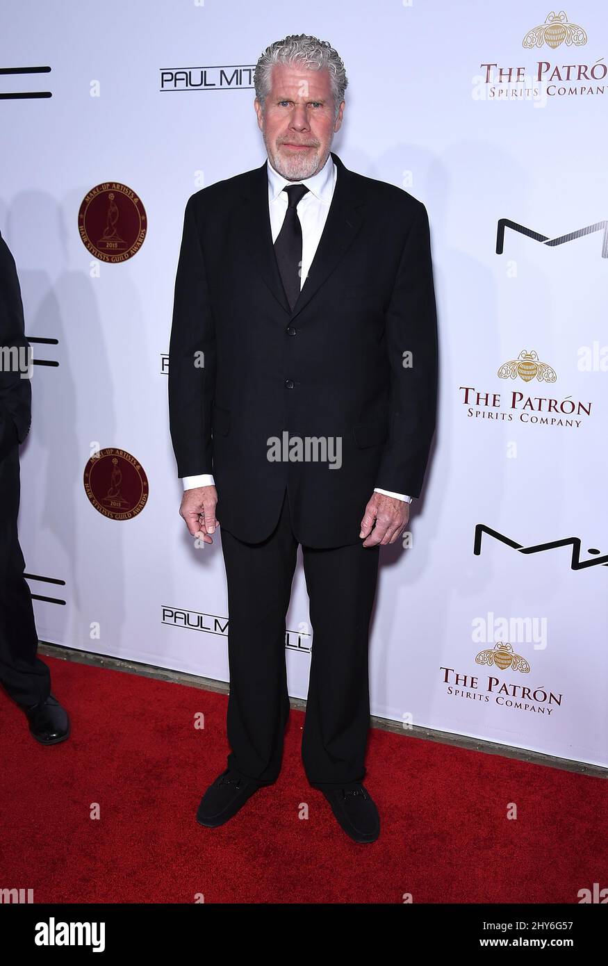 Ron Perlman attending the Make-Up Artists & Hair Stylists Guild Awards ...