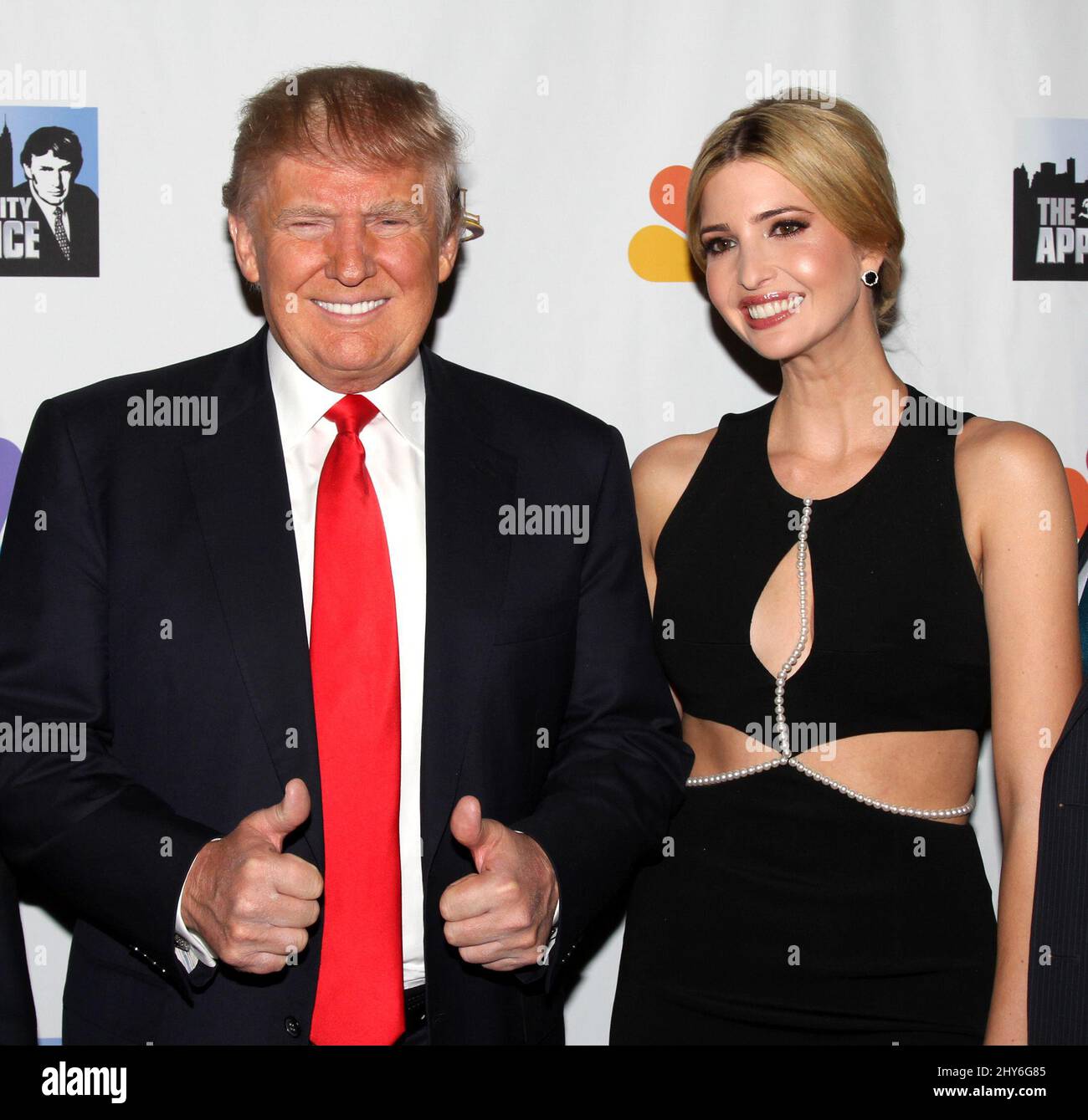 Donald Trump and Ivanka Trump attending the "The Celebrity Apprentice ...