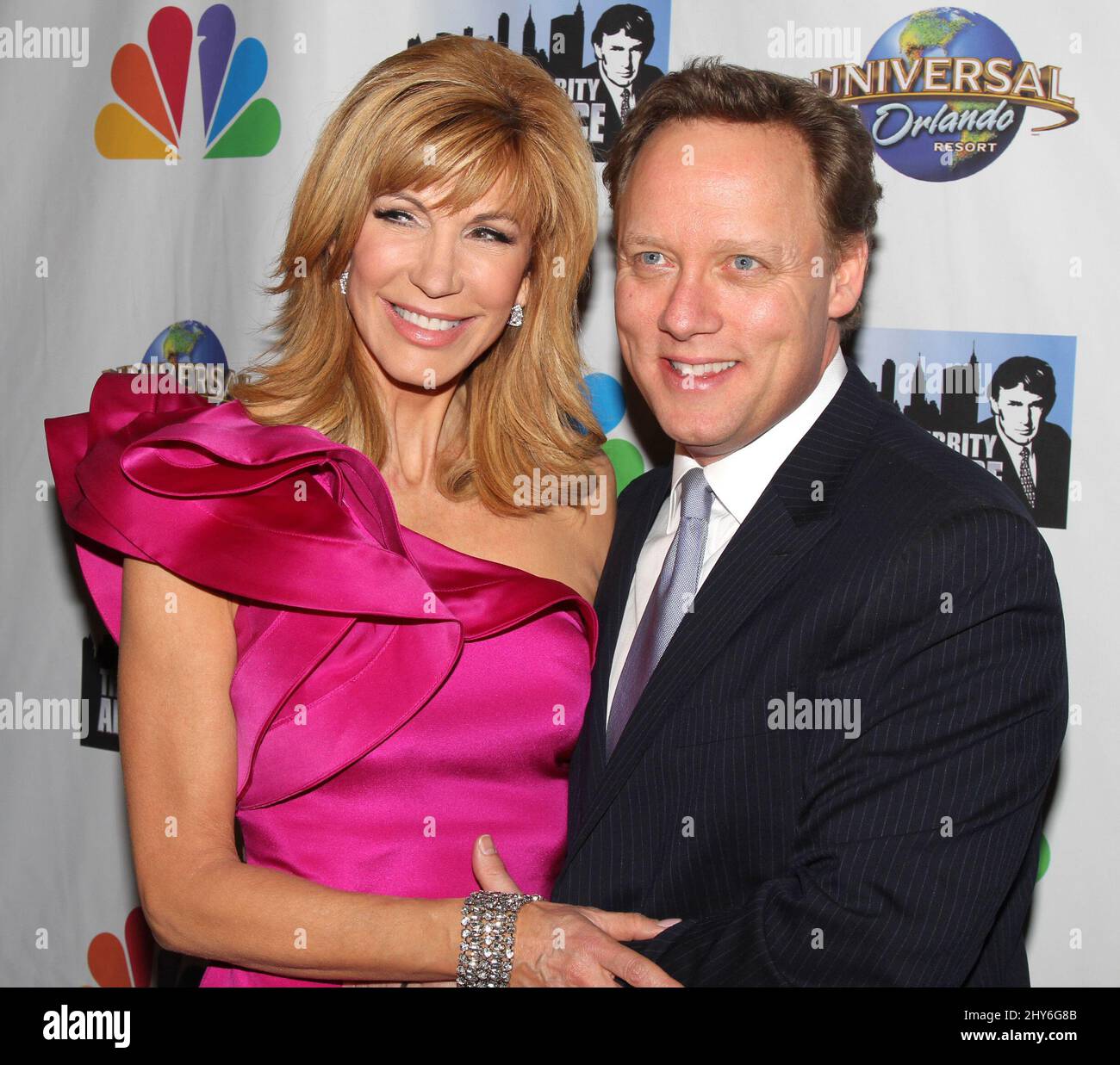 Leeza Gibbons and Steven Fenton attending the "The Celebrity Apprentice ...