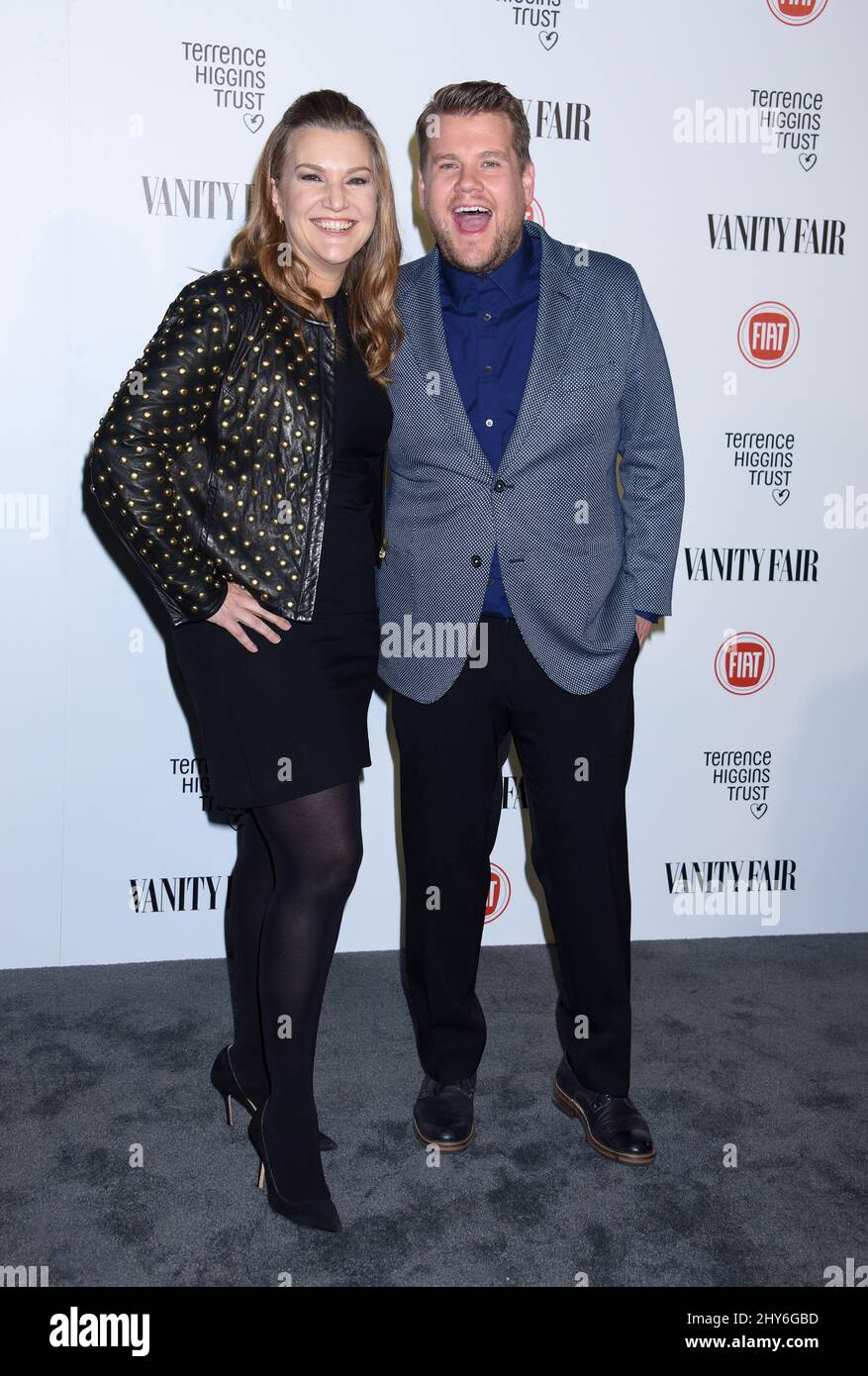 Krista Smith James Corden attending the Vanity Fair and Fiat "Young ...