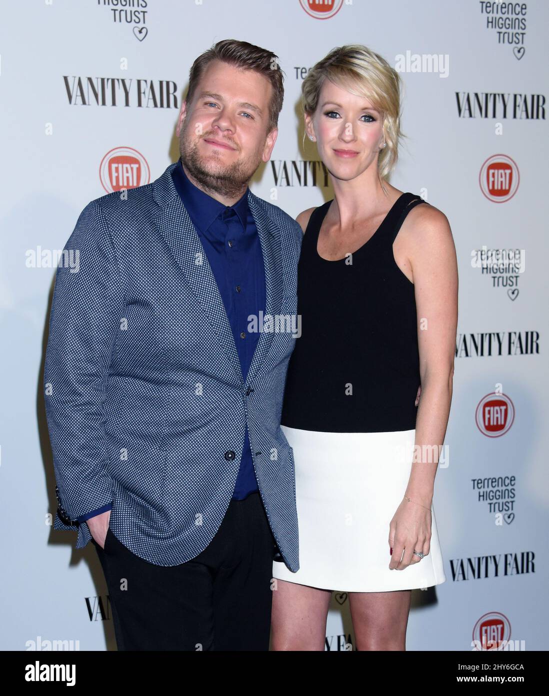 James Corden and Julia Carey attending the Vanity Fair and Fiat "Young ...