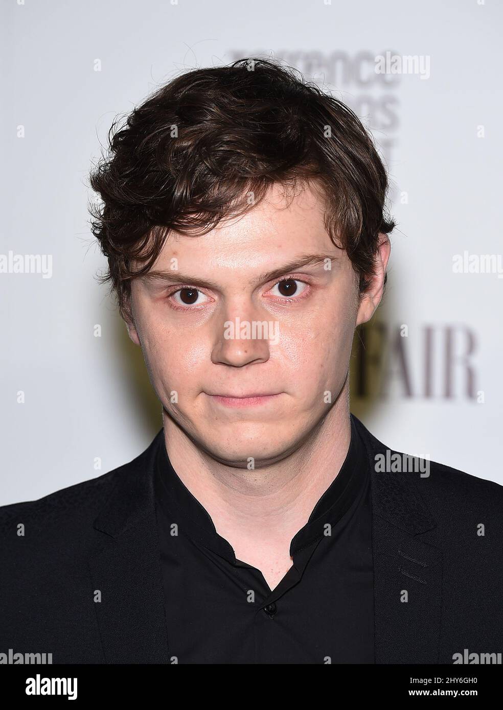 Evan Peters attending Vanity Fair and the Fiat Brand's "Young Hollywood" Celebration at No ...