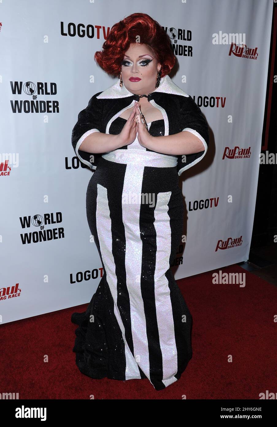 Ginger Minj attending the RuPaul's Drag Race Season 7 Premiere held at ...