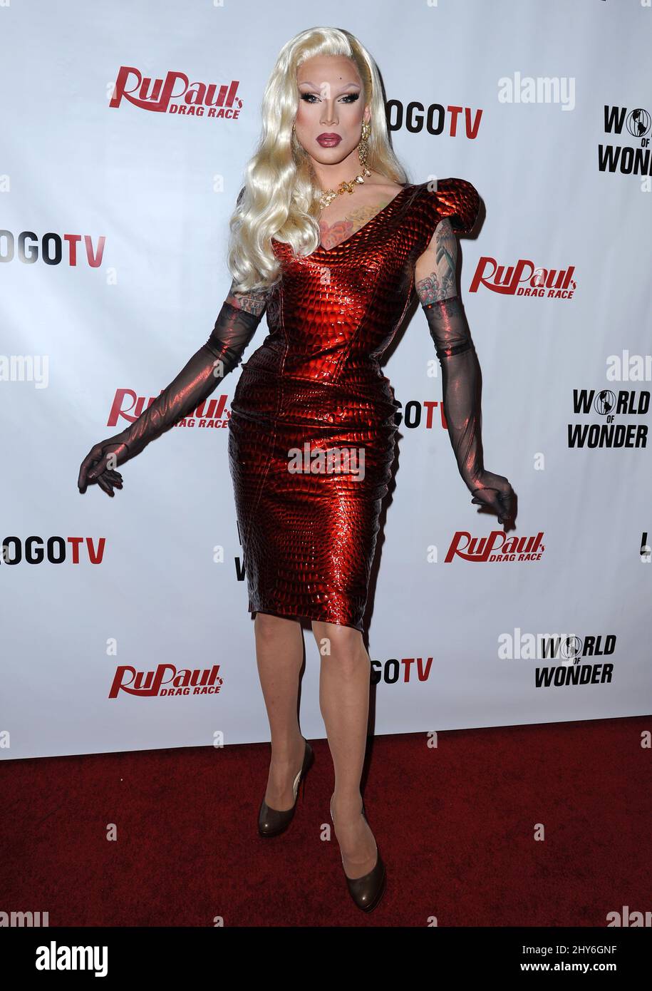 Miss Fame attending the RuPaul's Drag Race Season 7 Premiere held at ...