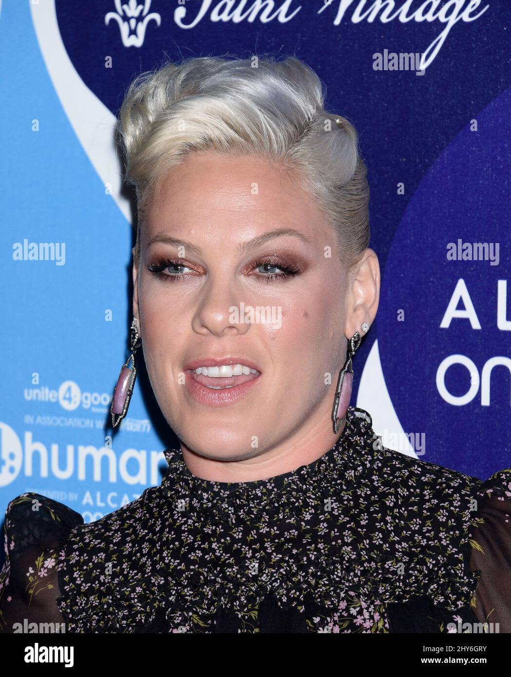 Pink attending the Second annual "unite4:humanity" event held at the ...