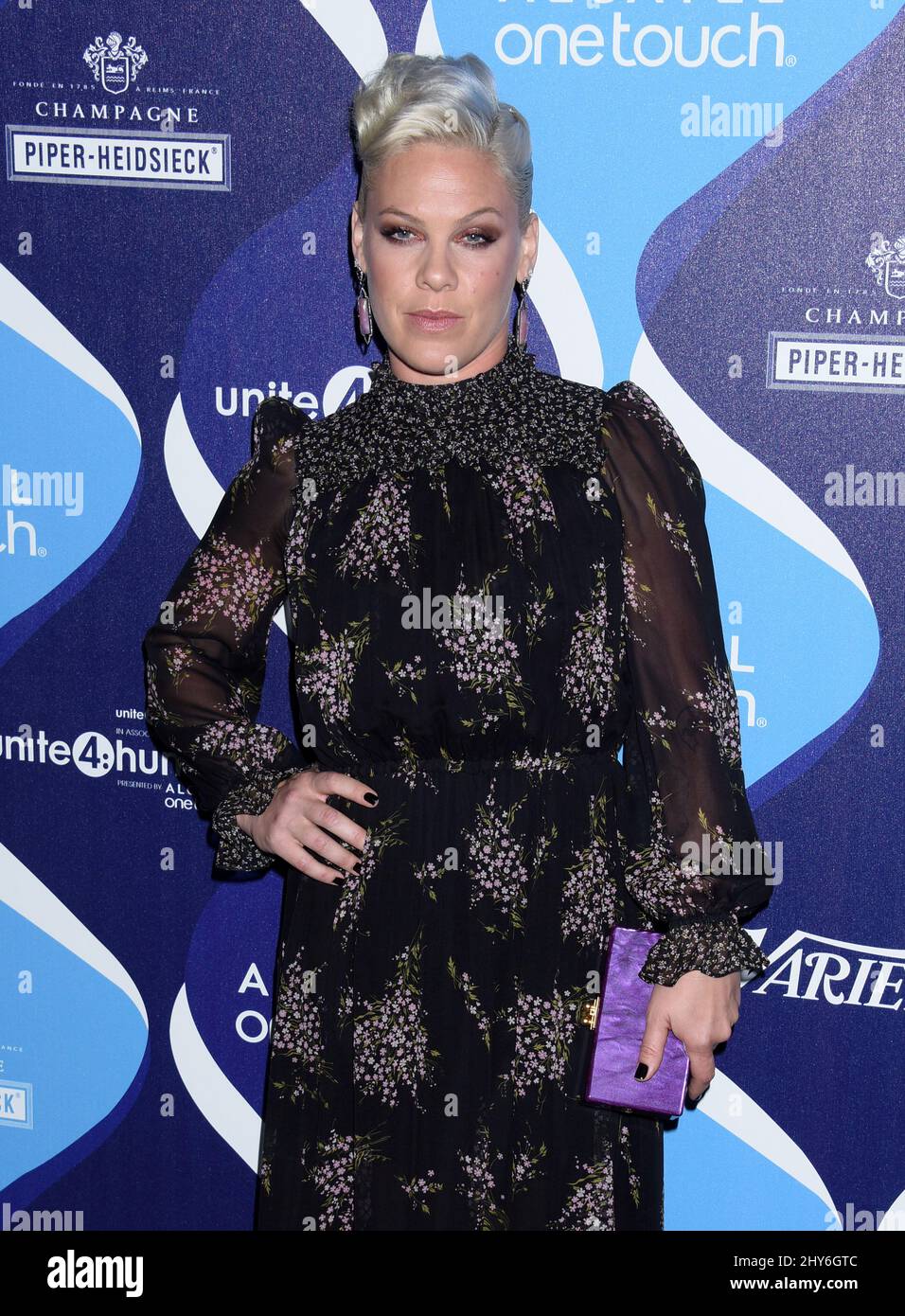 Pink attending the Second annual "unite4:humanity" event held at the ...