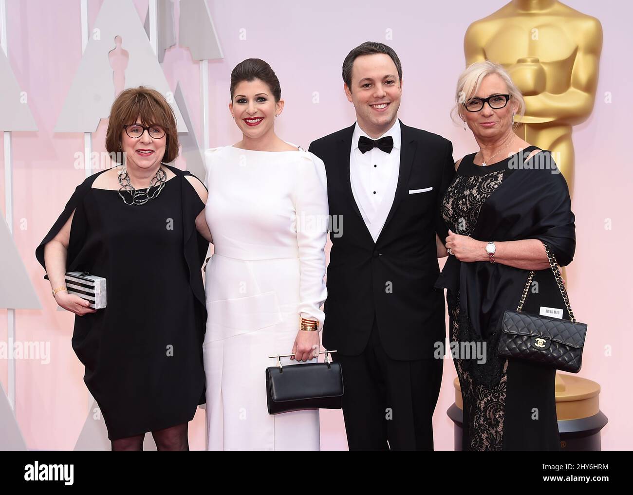 Ido Ostrowsky and Nora Grossman attending the 87th Annual Academy ...