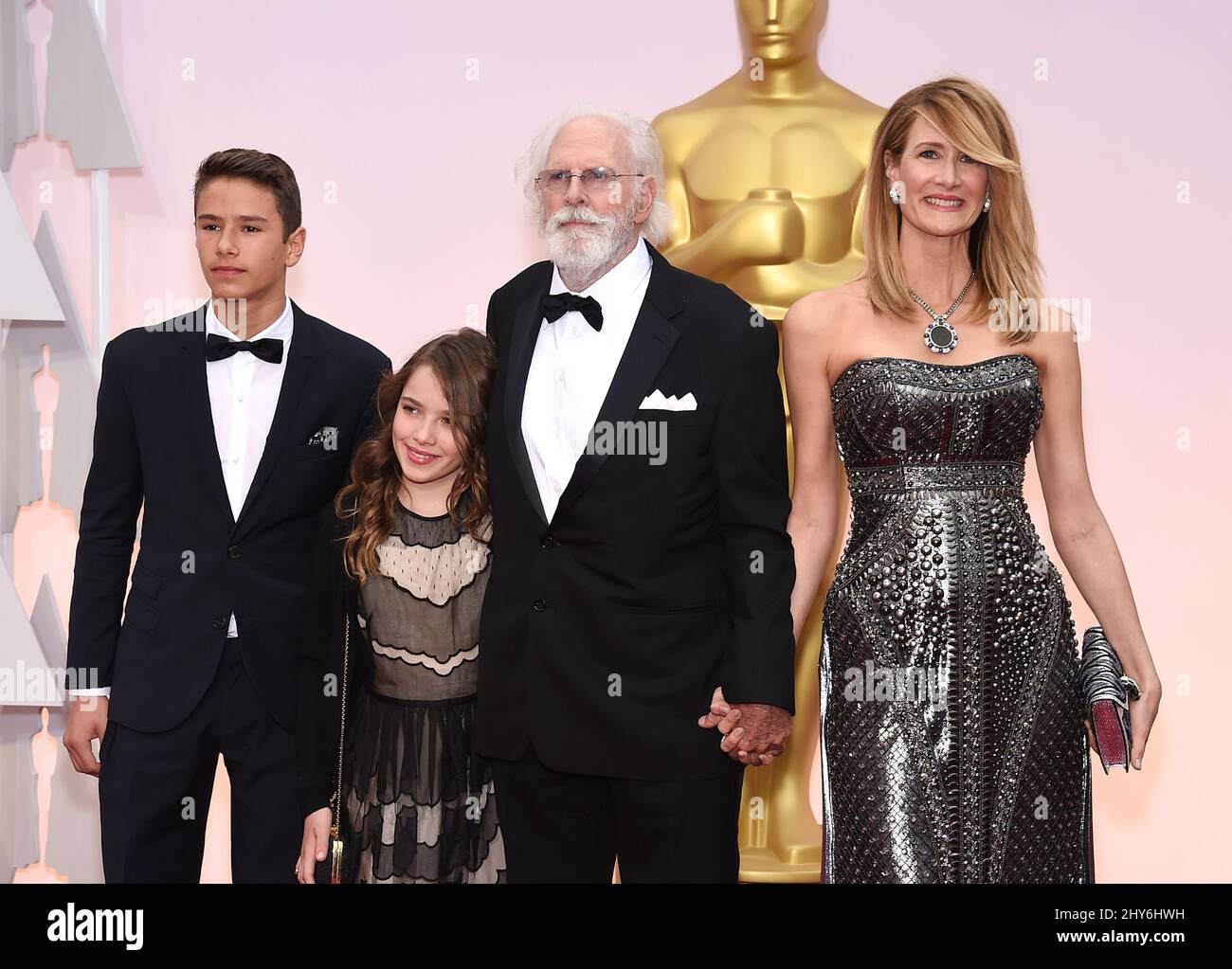 Laura Dern and Bruce Dern attending the 87th Annual Academy Awards held ...