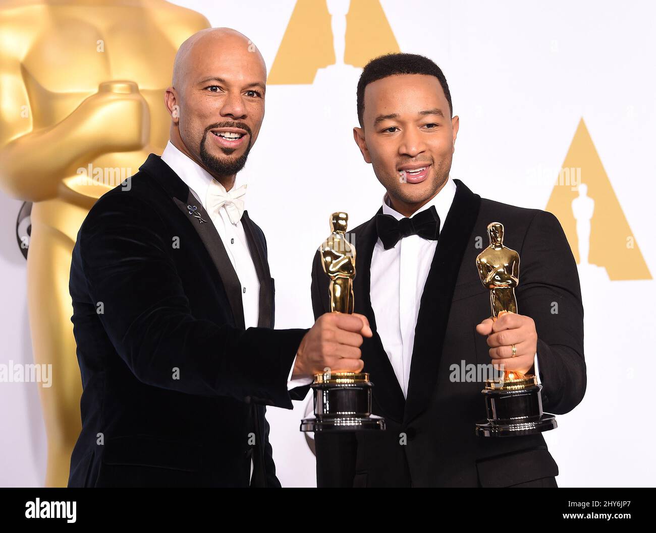 Common & John Legend attending the Press Room of the 87th Annual ...